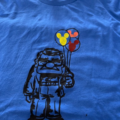 Carl SVG UP Carl at the Park Balloons up Design Cut File Iron on Shirt ...