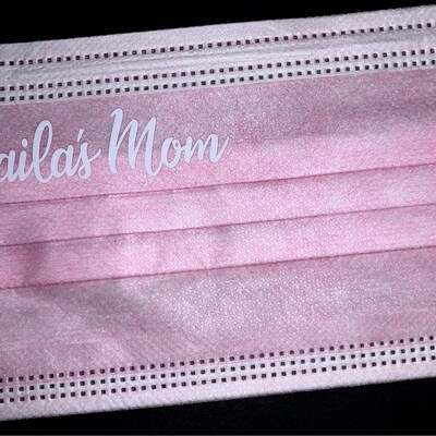 Baby Shower Face Masks Personalize Your Baby Name Gender - Etsy