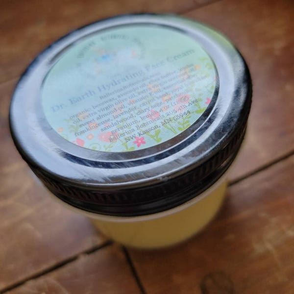 Organic Hydrating Face Cream – Nourishing Moisturizer With Frankincense ...