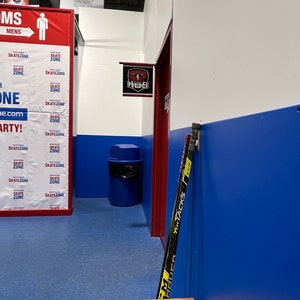 Hockey Team Locker Room Sign Locker Room Banner Locker Room Flag With ...