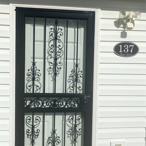 Victorian 1-line Address Sign Custom Shaped Address Plaque - Etsy
