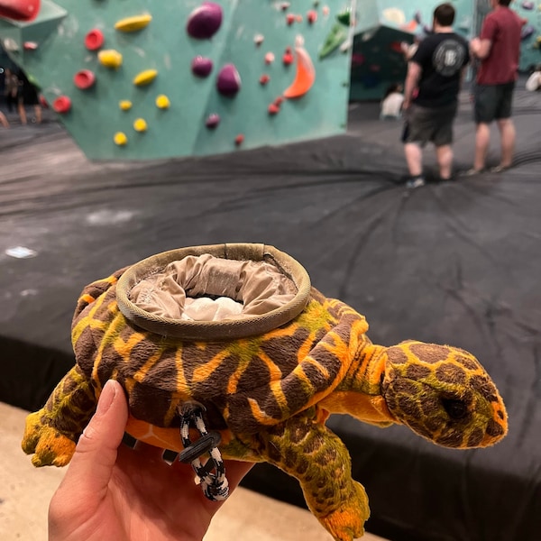 Crimp Chimps Original Friendly Dinosaur Tail Chalk Bag - Etsy