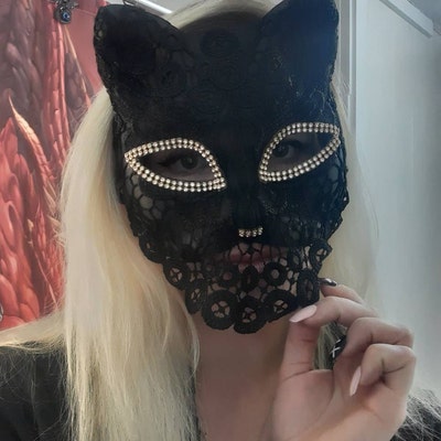 Masquerade Mask, Venetian Mask, Adult Dance Lace Mask, Black Lace Mask ...