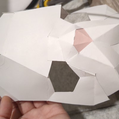 Make Fox Mask,diy Animal Head,3d Polygon Masks,instant Pdf Download ...