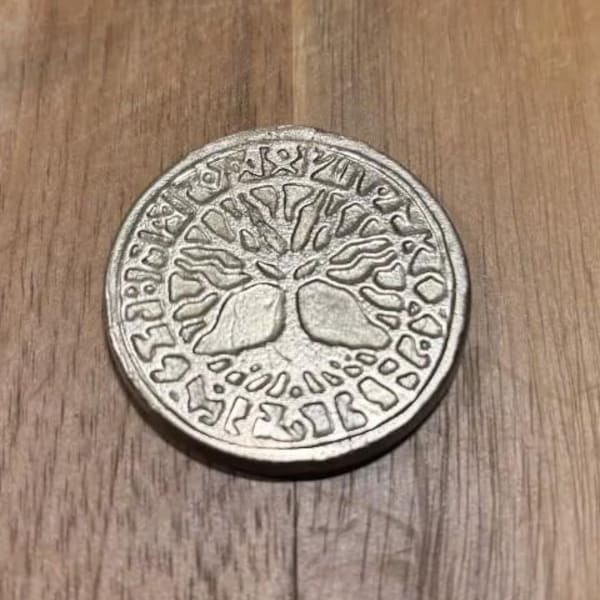 VIKING RUNIC COMPASS - (2 Sided) Graphite Coin Mold - Etsy