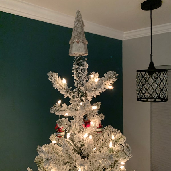 Santa Claus Gnome Christmas Tree Topper. Christmas Gnome, Swedish Tomte ...