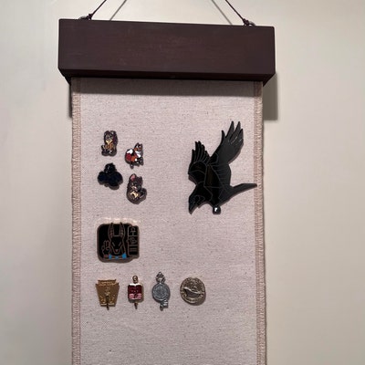 Mini Wall Hanging for Enamel Pin Display - Etsy