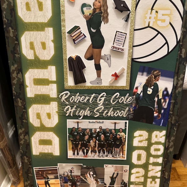 Senior Ad Yearbook Template Canva Bundle, 8 Full Page Designs Templates ...