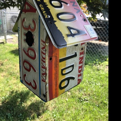 License Plate Birdhouses, Made to Order. Pick Your State Free Shipping ...