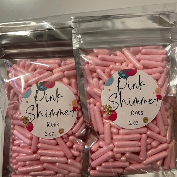 Grey and Pink Sprinkle Mix Edible Baby Shower Grey Sprinkles Yellow ...