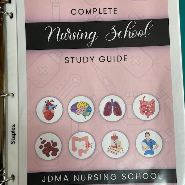 Comprehensive Nursing School Bundle With Hyperlinked | Study Guide ...