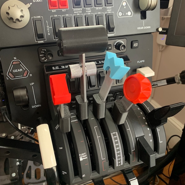 Cessna 208B Caravan (5 Piece) | "real Feel" Aluminum Flight Sim Control ...