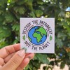 Planet Over Profit Sticker / Climate Change Sticker / Save the Planet ...
