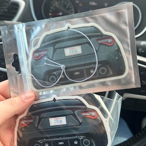 Vehicle Rules Funny Air Freshener Vinyl Sticker Fragrance Scent Car ...