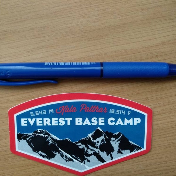 Everest Base Camp Decal Sticker - Etsy