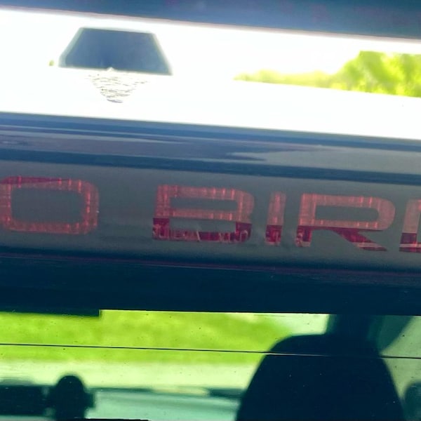 Vinyl Brake Light Decal - Matte Black - Etsy