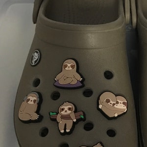 Cute Sloth Croc Compatible Shoe Charms, Capybara Shoe Charms for Your ...