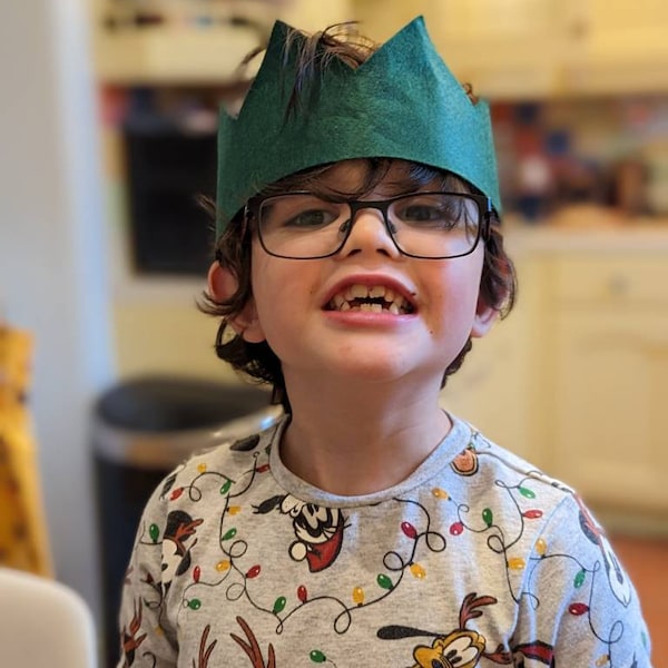 Green & Gold Holly Fabric Reusable Crackers Set of 2 Refillable ...