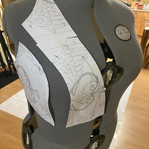 Bust Hip Corset Padding digital Download Sewing Pattern Edwardian ...