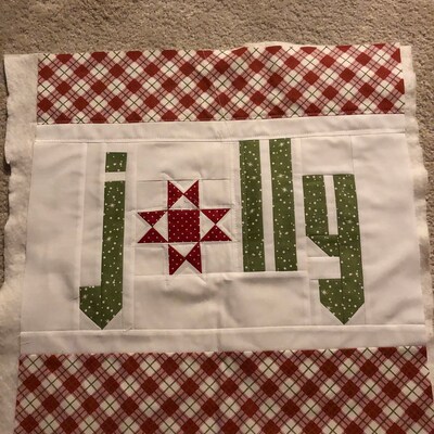 DIGITAL Pattern: Jolly Mini Quilt wall Hanging or Pillow - Etsy