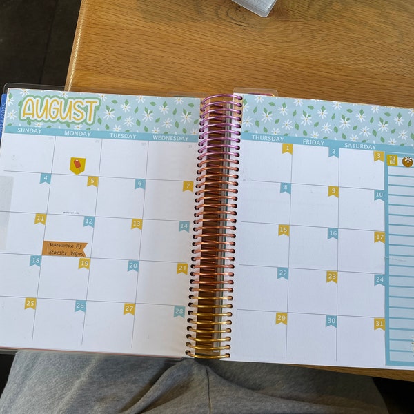 Colibri Any Month PREPPY PLANNER for Month View | Standard Size Colibri ...