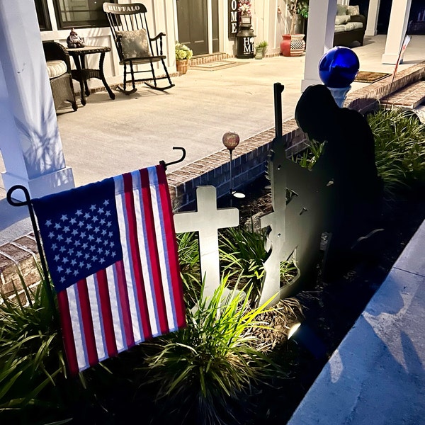 All-weather PVC Fallen Soldier Yard Display - Etsy