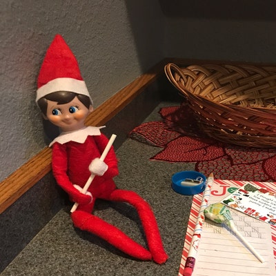 Hello Letter Elf Hello and Goodbye Letter Christmas - Etsy