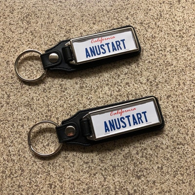 Funny Arrested Development Inspired ANUSTART Licence Plate Keyring - Etsy