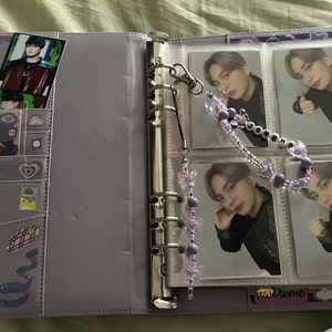 A5 Kpop Photocard Binder Custom Deco K-pop Collect Book Holds up to 160 ...
