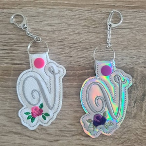 Donut Key Fob in the Hoop Machine Embroidery Designs ITH | Etsy