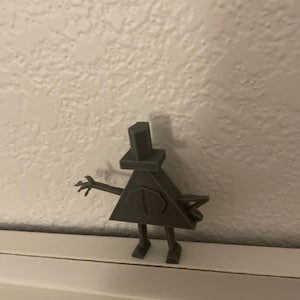 Mini Bill Cipher Statue - Cipher Hunt Statue - Gravity Falls Inspired ...