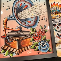 Customizable Lyrics: Phonograph - Etsy Ireland