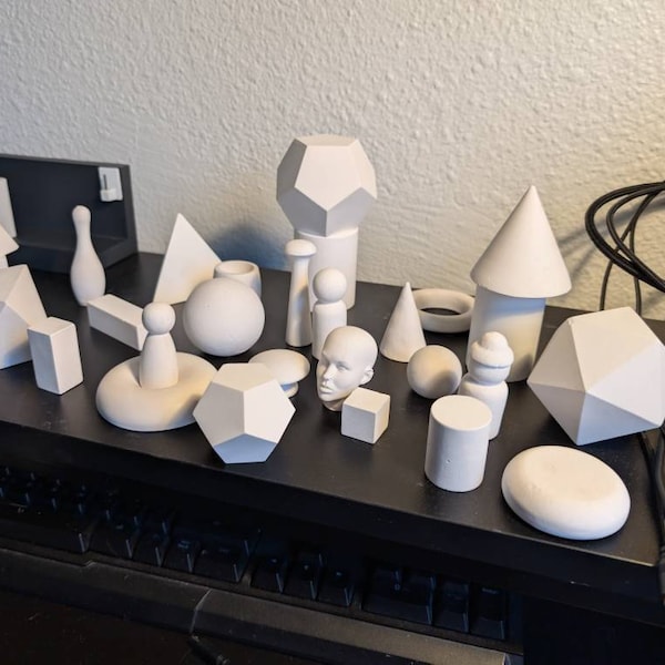 Learn to Draw, Hand With Cube, Drawing Cast, Plaster Cast for Drawing ...