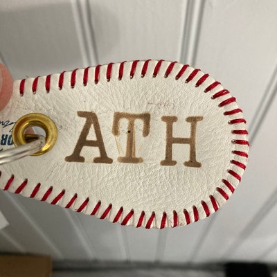 Personalized Hand Made Baseball Key Chain - Etsy