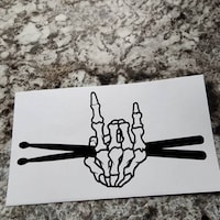 Skeleton Rock Horns Svg, Drumsticks Svg, Drummer Svg, Devil Horns ...