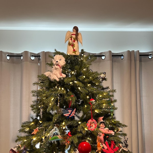 Needle Felt Little Girl Advent Spiral, Waldorf Inspired, Winter Nature ...