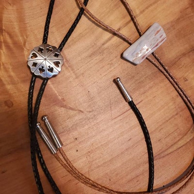 32mm Engraved Silver Bolo Tips 10 Pieces - Etsy