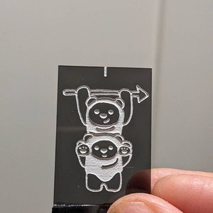 Full Set of Acrylic 2.0 Templates and Range Rulers for Use With X-wing ...