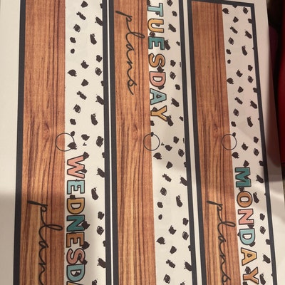 Modern Boho Rainbow 10-drawer Cart Labels editable - Etsy