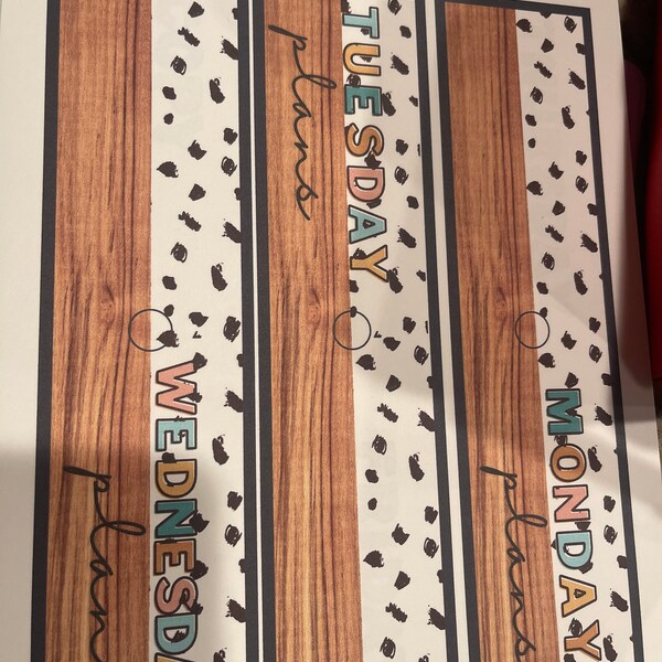 Modern Boho Rainbow 10-drawer Cart Labels [editable] - Etsy