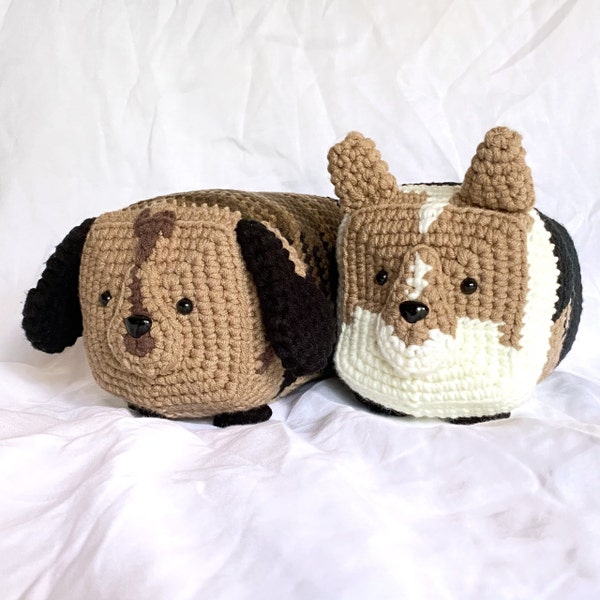 PATTERN SET: Amigurumi Crochet Pattern, Customizable Dog Loaf Pattern ...