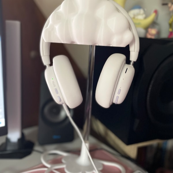 Cloud Headphone Stand - Cute Kawaii Room Decor - Gamer Girl - PC Gaming ...