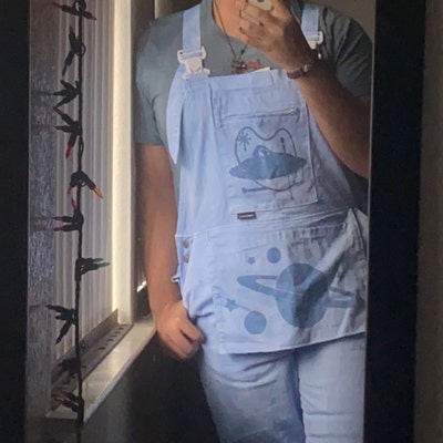 3XL Mahogany Bay Genderless Overalls Cotton Ice Tie Dye Garment ...