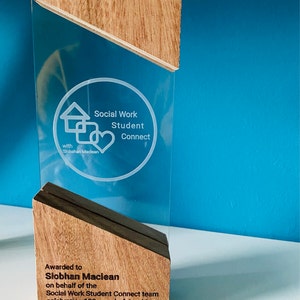 Personalised Wooden Eco Trophy Award MIZZEN Personalized - Etsy