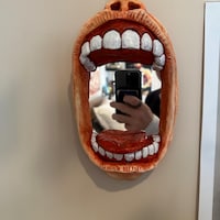 Gaping Gob Hanging Mirror. - Etsy