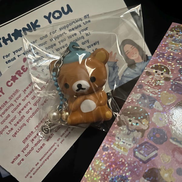 Kawaii Squishy Plush Animal Keychains/phone Charms (hand-made) - Etsy