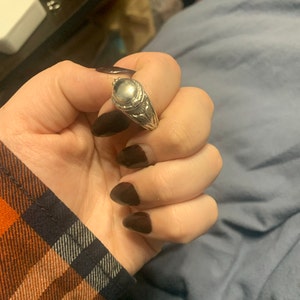 Sterling Silver Ring , 925 Silver Ring-oval Shape Ring ...