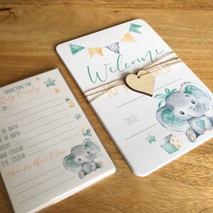 Elephant Baby Mint. Watercolor Little Animal Clipart, Africa, Neutral ...