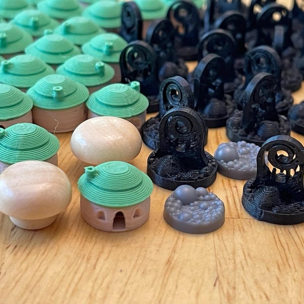 Spirit Island Compatible Token Upgrades - Board Game Accessories - Etsy