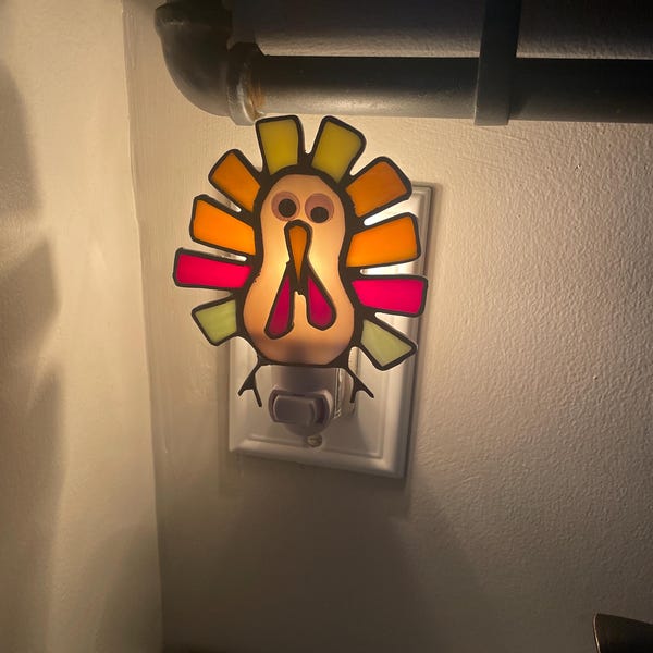 Thanksgiving Turkey Night Light - Etsy